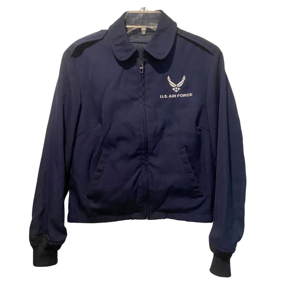 Us Air Force Blue Military Jacket Wings Logo Embroide… - Gem